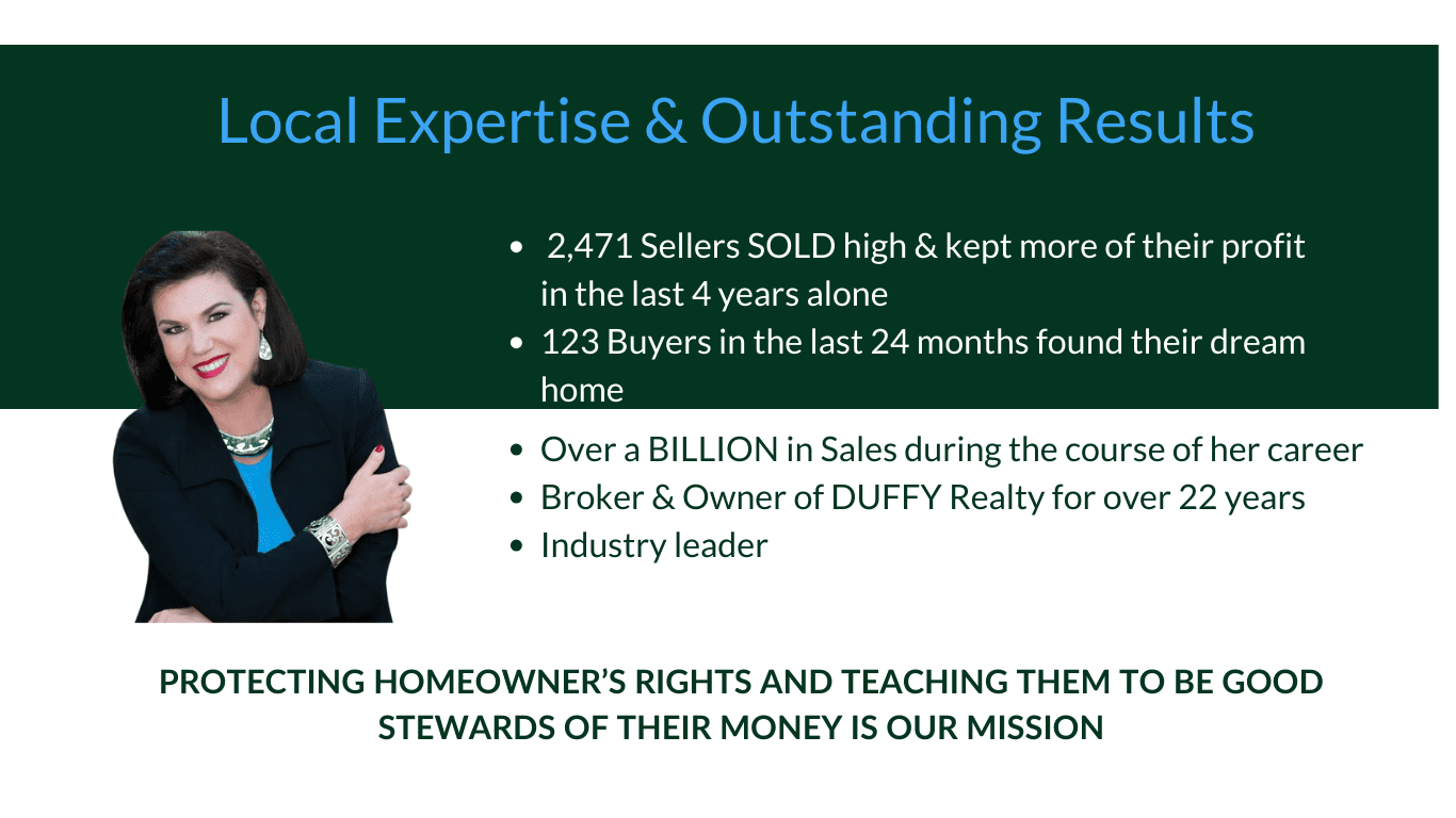 See Rhonda Duffy's Resume Here As The Leader of DUFFY Realty